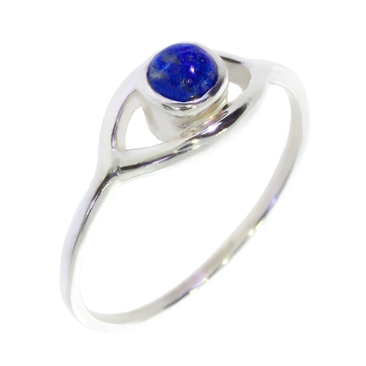 Lapis lazuli silver rings